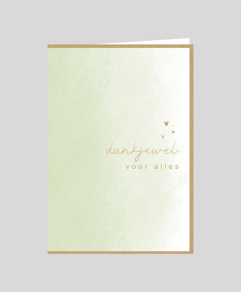 dankjewel voor alles | Mailboxcards